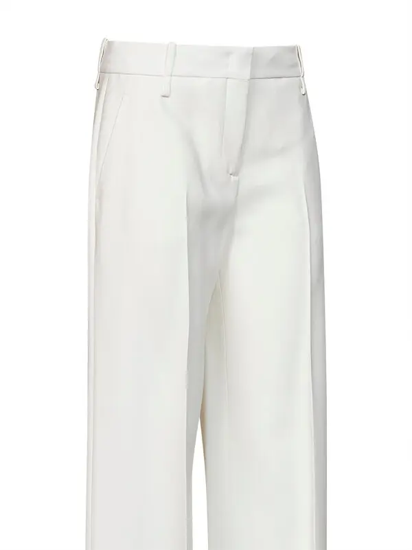ERMANO SCERVINO Ermanno Scervino White Interlock Bootcut Trousers