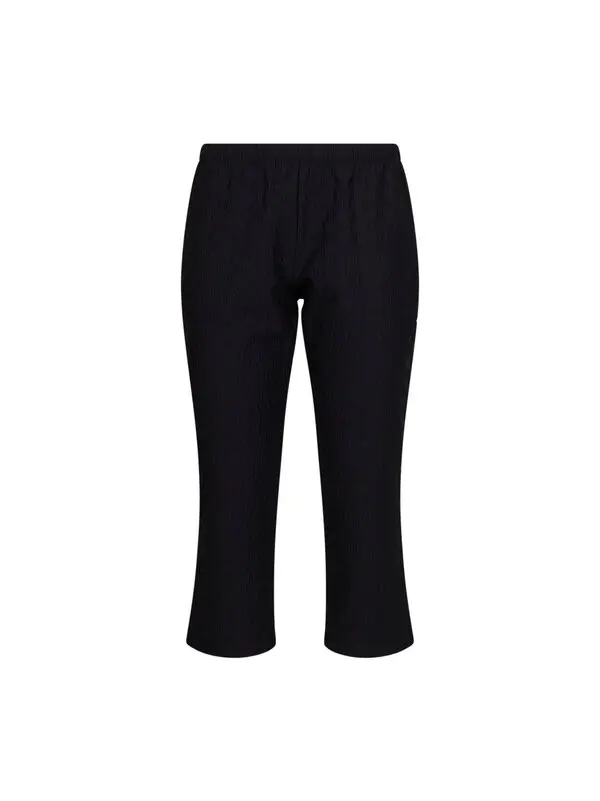 Gucci Black Gg Jacquard Capri Pants