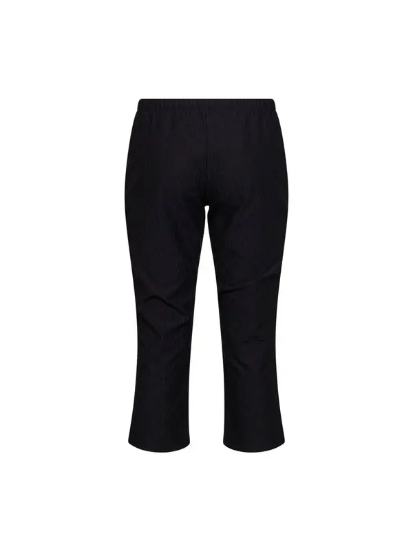 Gucci Black Gg Jacquard Capri Pants