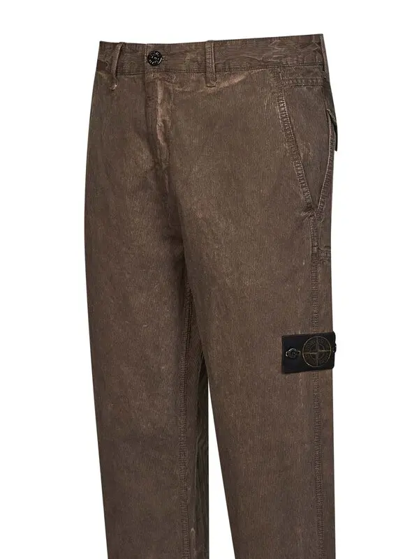 Stone Island Straight-leg Corduroy Trousers
