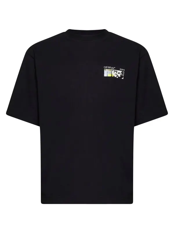 Off-White Black Jersey Industrial Arrow Skate T-shirt
