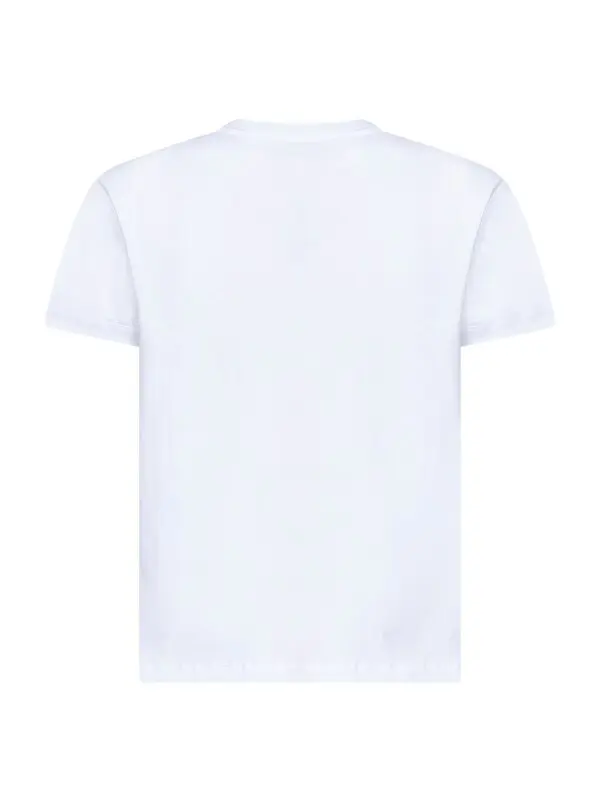 AMI Paris White Cotton De Cœur T-shirt