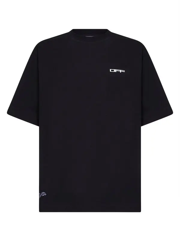 Off-White Black Jersey Archigeography Arrow Skate T-shirt - Multicolor