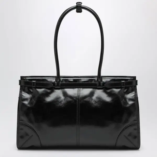 Prada Large Bonnie Top-handle Bag In Calf Leather