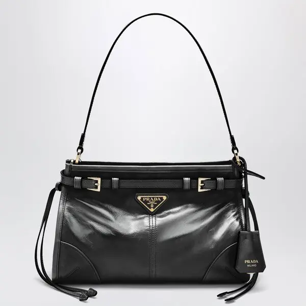 Prada Small Bonnie Top-handle Bag In Calf Leather