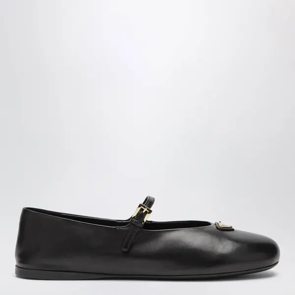 Prada Nappa Leather Ballet Flats