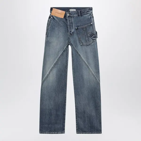 JW Anderson Twisted Mid Cotton Jeans