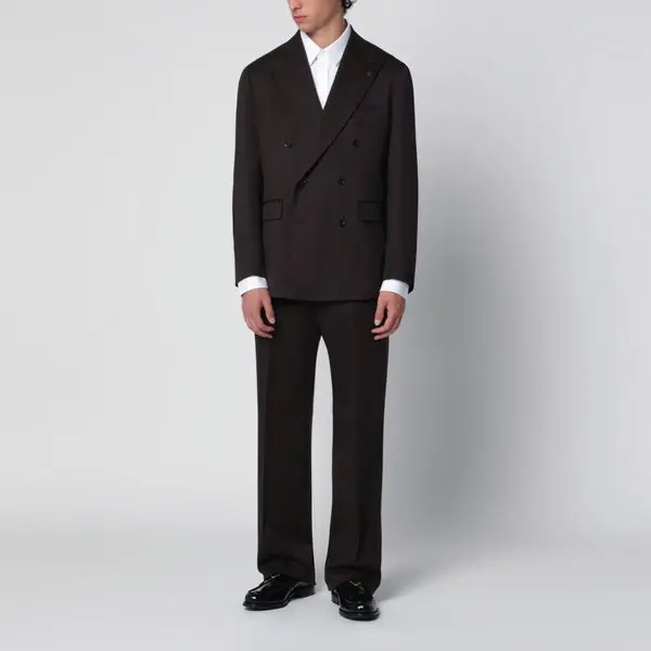 Tagliatore Double-breasted Suit In Wool