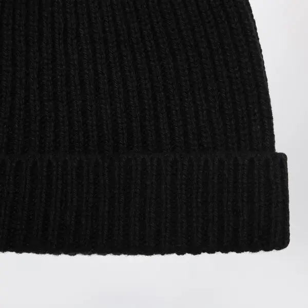Rick Owens Ribbed Cashmere Blend Beanie