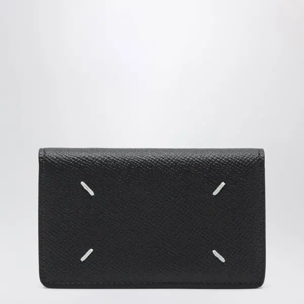 MAISON MARGIELA Leather Card Holder - Black