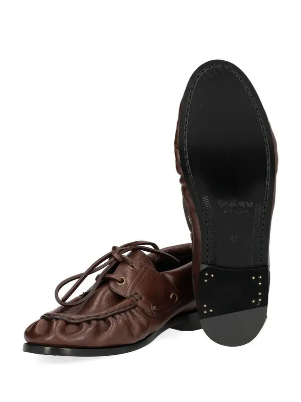 Saint Laurent Le Loafer Bateau Moccasins