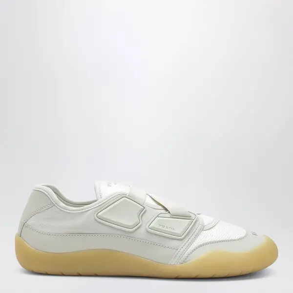 Prada Speedrock Crystal Leather And Mesh Sneakers