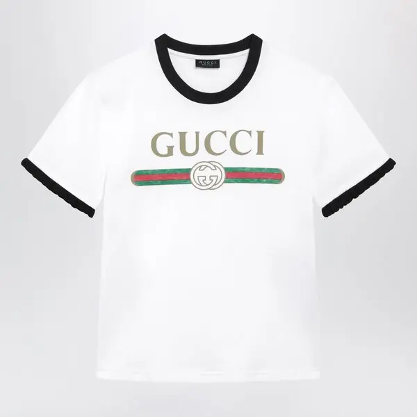 Gucci Cotton Jersey Printed T-shirt - White