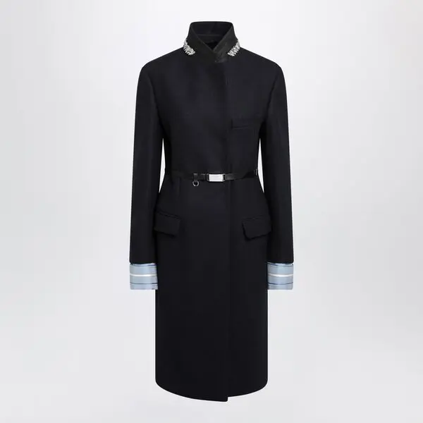 Prada Wool Coat With Belt