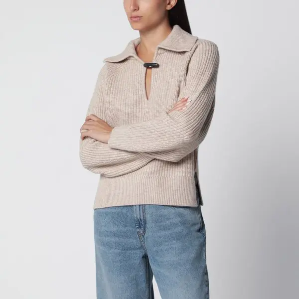 Isabel Marant Étoile Beige Wool And Cashmere Sweater - Cream
