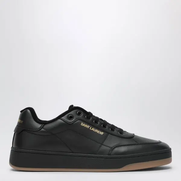 Saint Laurent Sl/61 Sneakers In Leather - Black