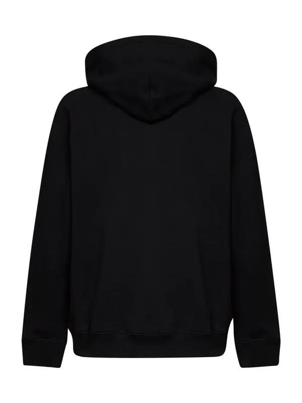 Gucci Black Cotton Jersey Printed Hoodie