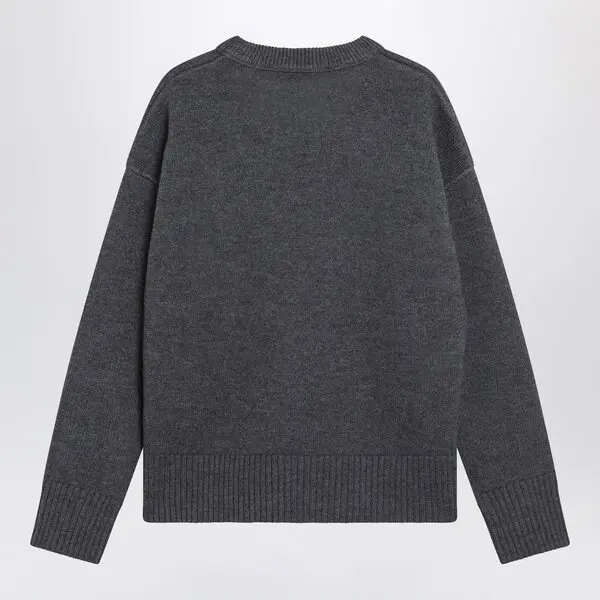 AMI Paris De Coeur Intarsia Wool Sweater