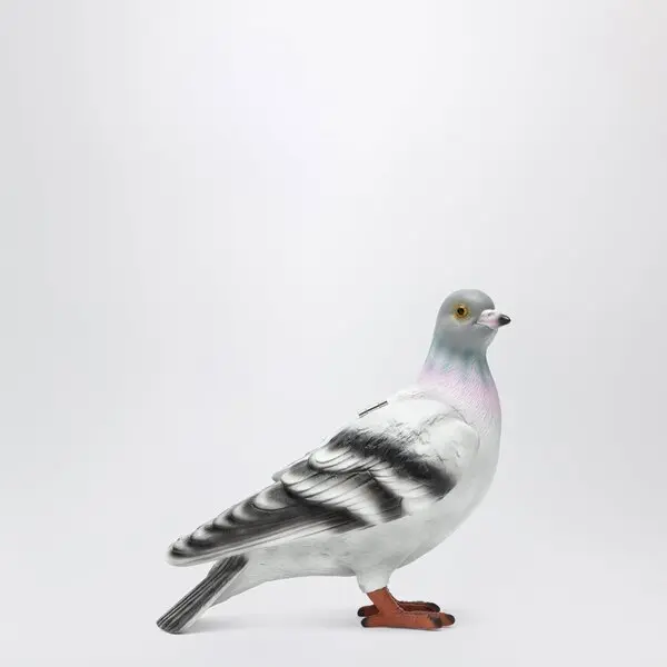 JW Anderson Pigeon Pouch In Resin Shaped Like A Pigeon - Gray