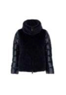 Herno High Neck Faux Fur Down Jacket