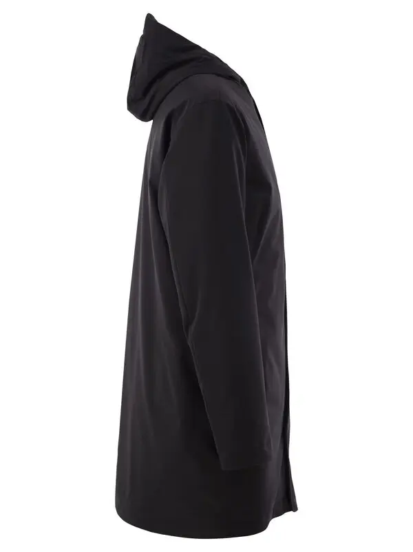 Herno Stretch Technical Fabric Hooded Padded Parka