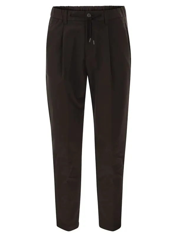 Herno Technical Fabric Drawstring Trousers