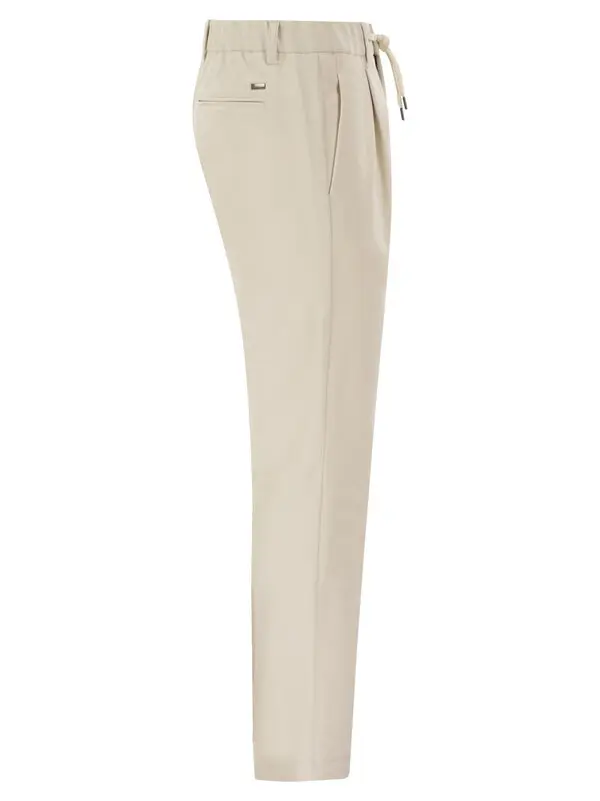 Herno Technical Fabric Drawstring Trousers