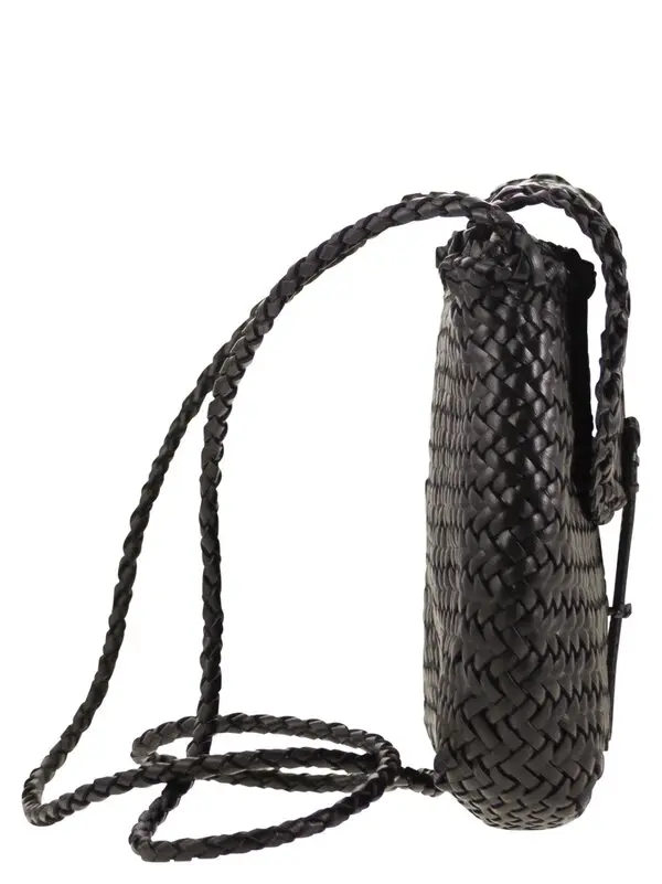 Dragon Diffusion Mini City Bag Woven Leather Bag