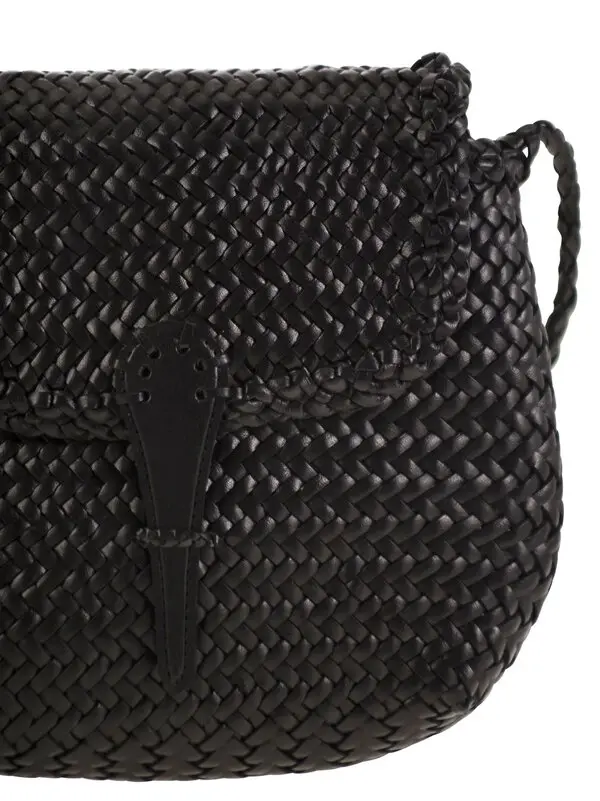 Dragon Diffusion Mini City Bag Woven Leather Bag