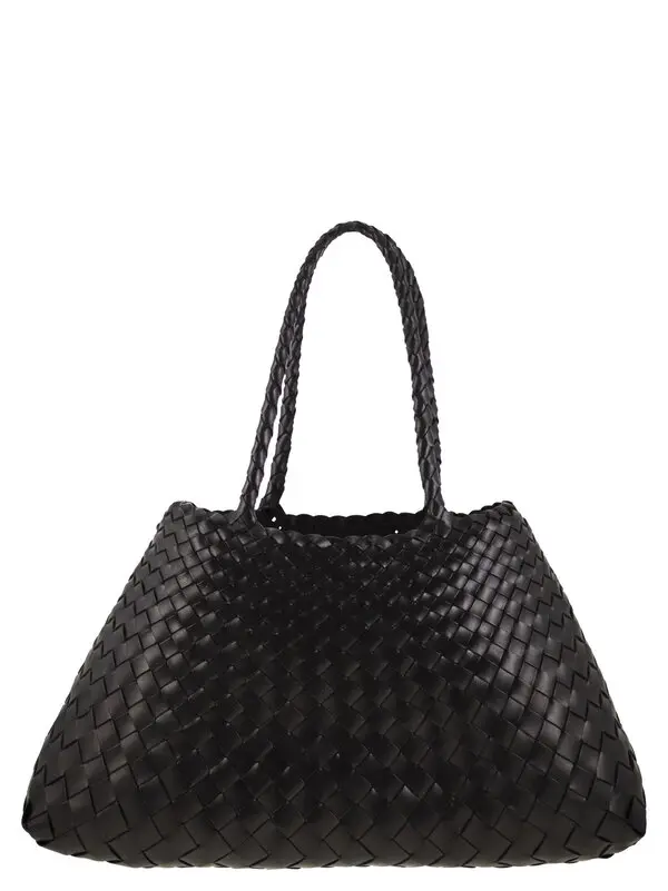 Dragon Diffusion Santa Croce Big Woven Leather Bag