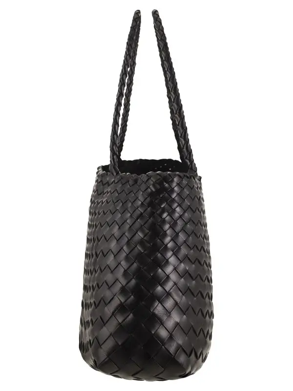 Dragon Diffusion Santa Croce Big Woven Leather Bag