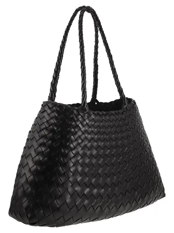 Dragon Diffusion Santa Croce Big Woven Leather Bag
