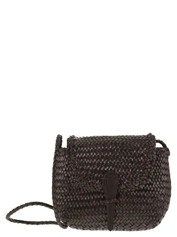 Dragon Diffusion Mini City Bag Woven Leather Bag