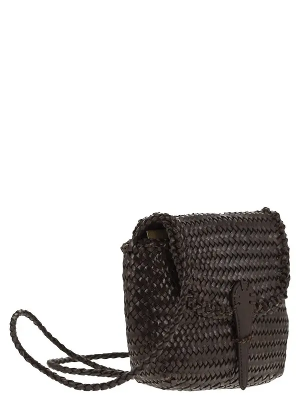 Dragon Diffusion Mini City Bag Woven Leather Bag