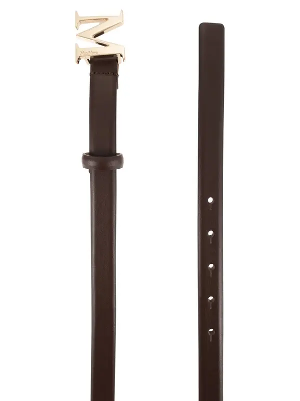 Max Mara Mclassic20s Monogram Leather Belt