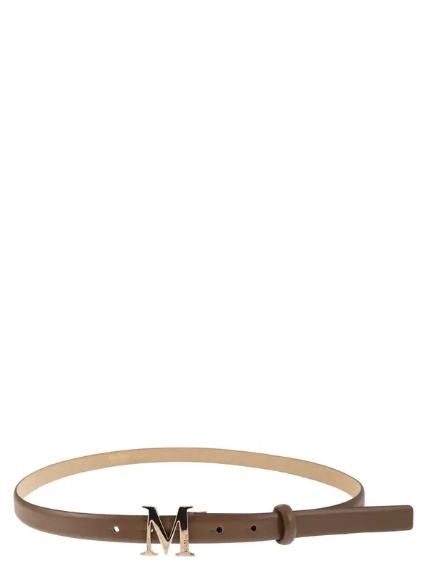 Max Mara Mclassic20s Monogram Leather Belt