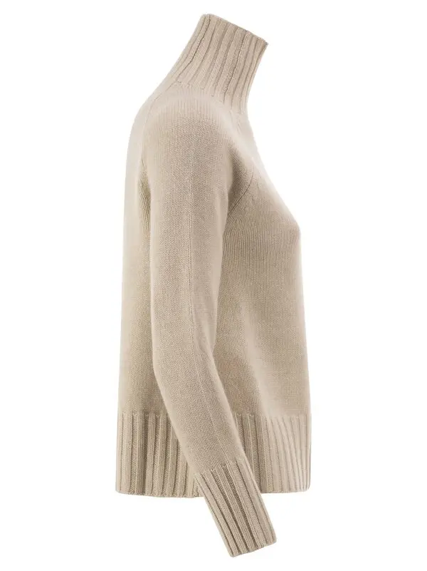 Max Mara Mantova Wool And Cashmere Turtleneck Sweater