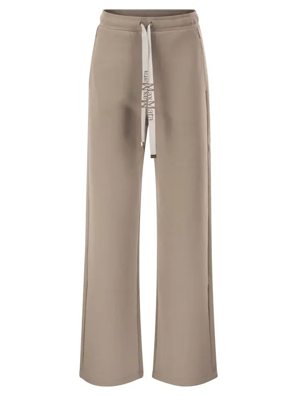 Max Mara Smmbali Wide Jersey Trousers