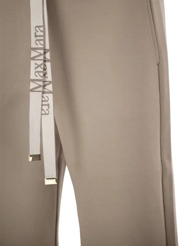 Max Mara Smmbali Wide Jersey Trousers