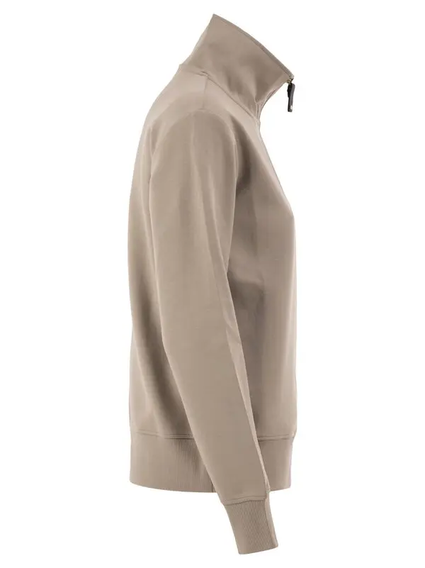 Max Mara Smmcarezza High-neck Zip-up Sweatshirt