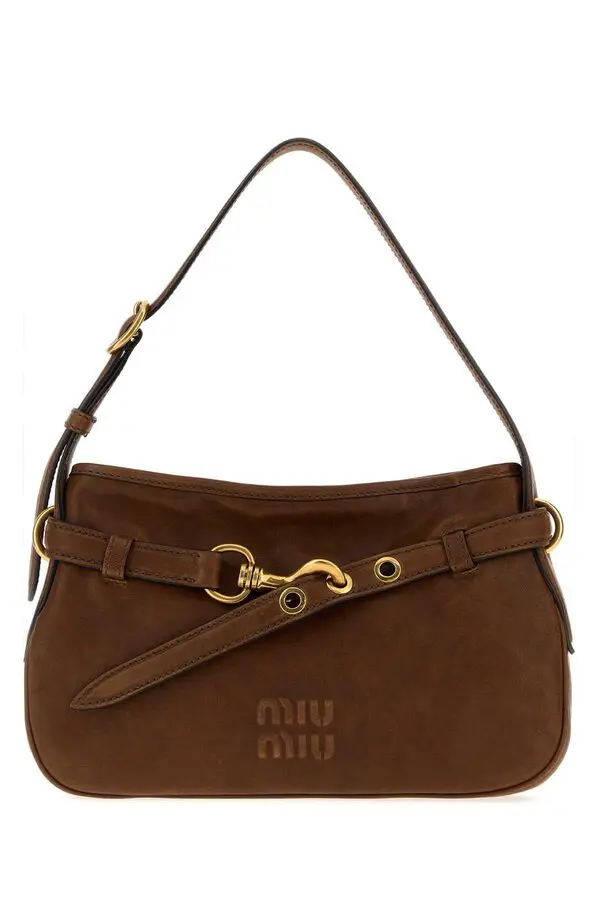 Miu Miu Nappa Leather Aventure Shoulder Bag