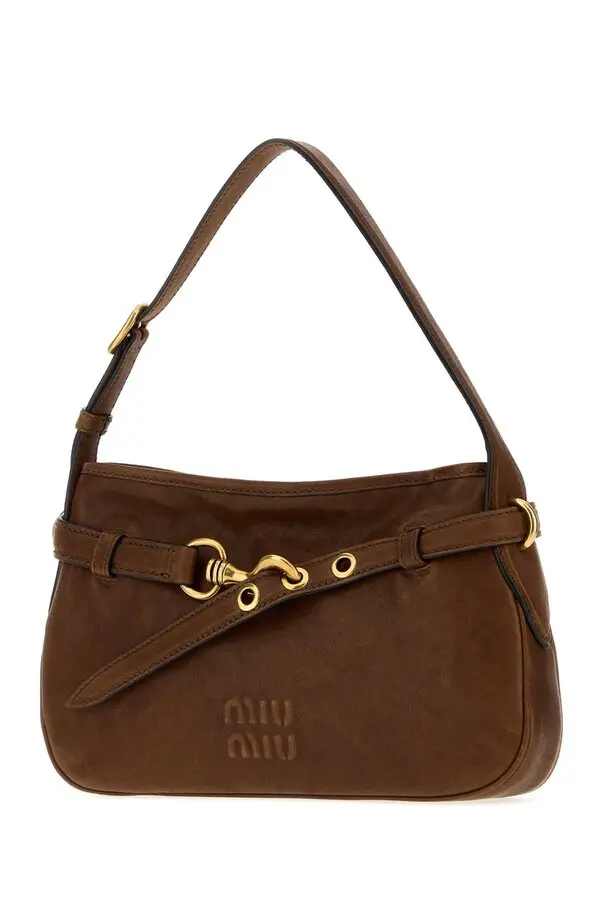 Miu Miu Nappa Leather Aventure Shoulder Bag