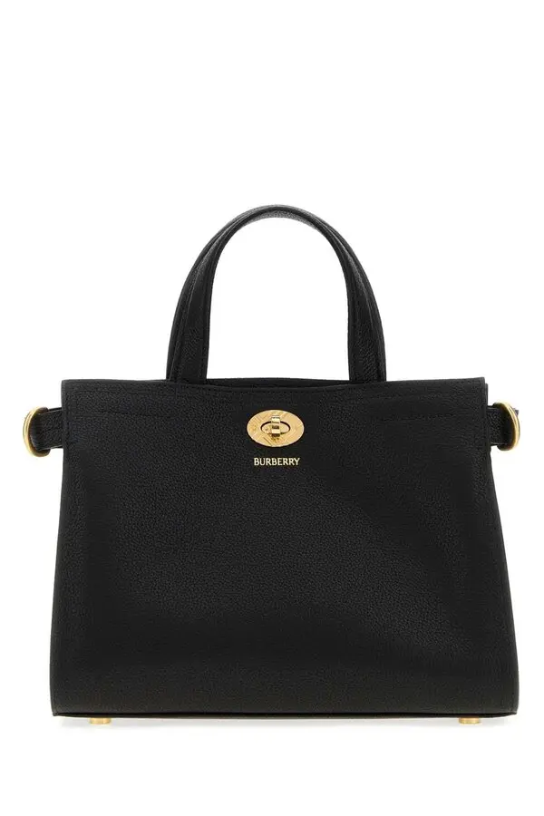 Burberry Leather Medium Cotswolds Check Handbag
