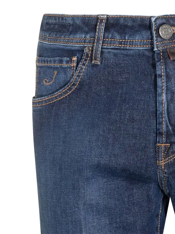 Jacob Cohen Slim Fit Cotton Trousers