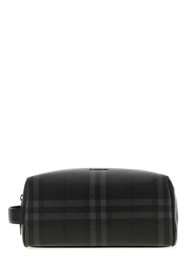 Burberry Printed Canvas City Check Beauty Case - Multicolor