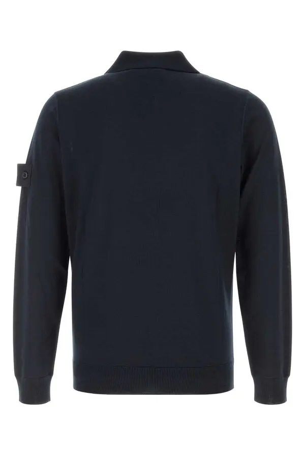 Stone Island Midnight Wool Polo Shirt
