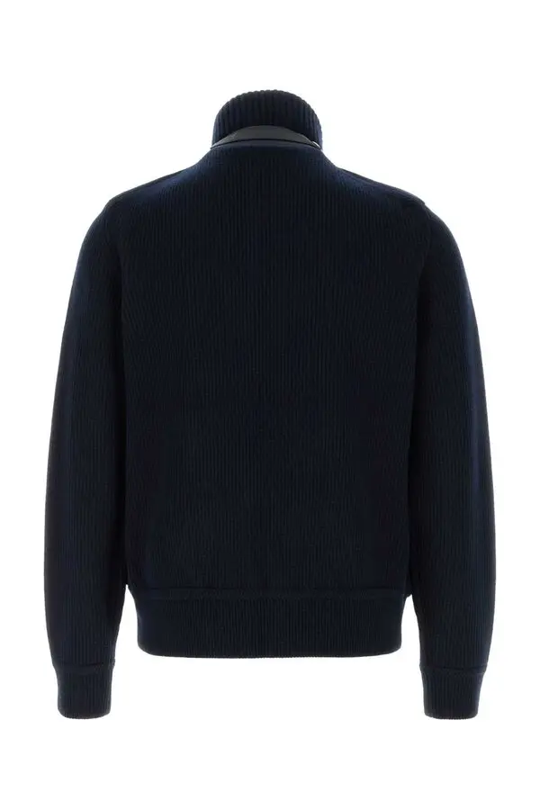 TOM FORD Navy Wool Cardigan