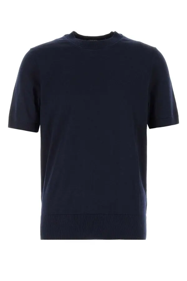 BOSS Midnight Cotton Sweater - Blue