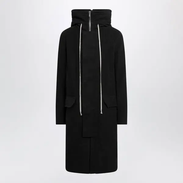 Rick Owens Long Megaparka In Cotton