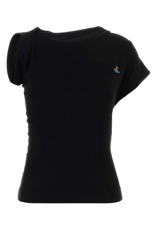 VIVIENNE WESTWOOD Cotton Hebo Top - Black